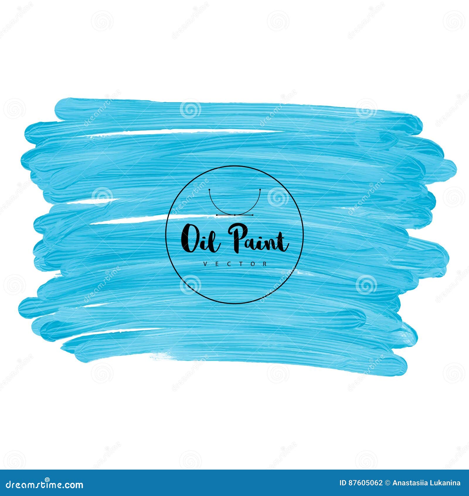 Hand painted oil texture stock vector. Illustration of gouache - 87605062
