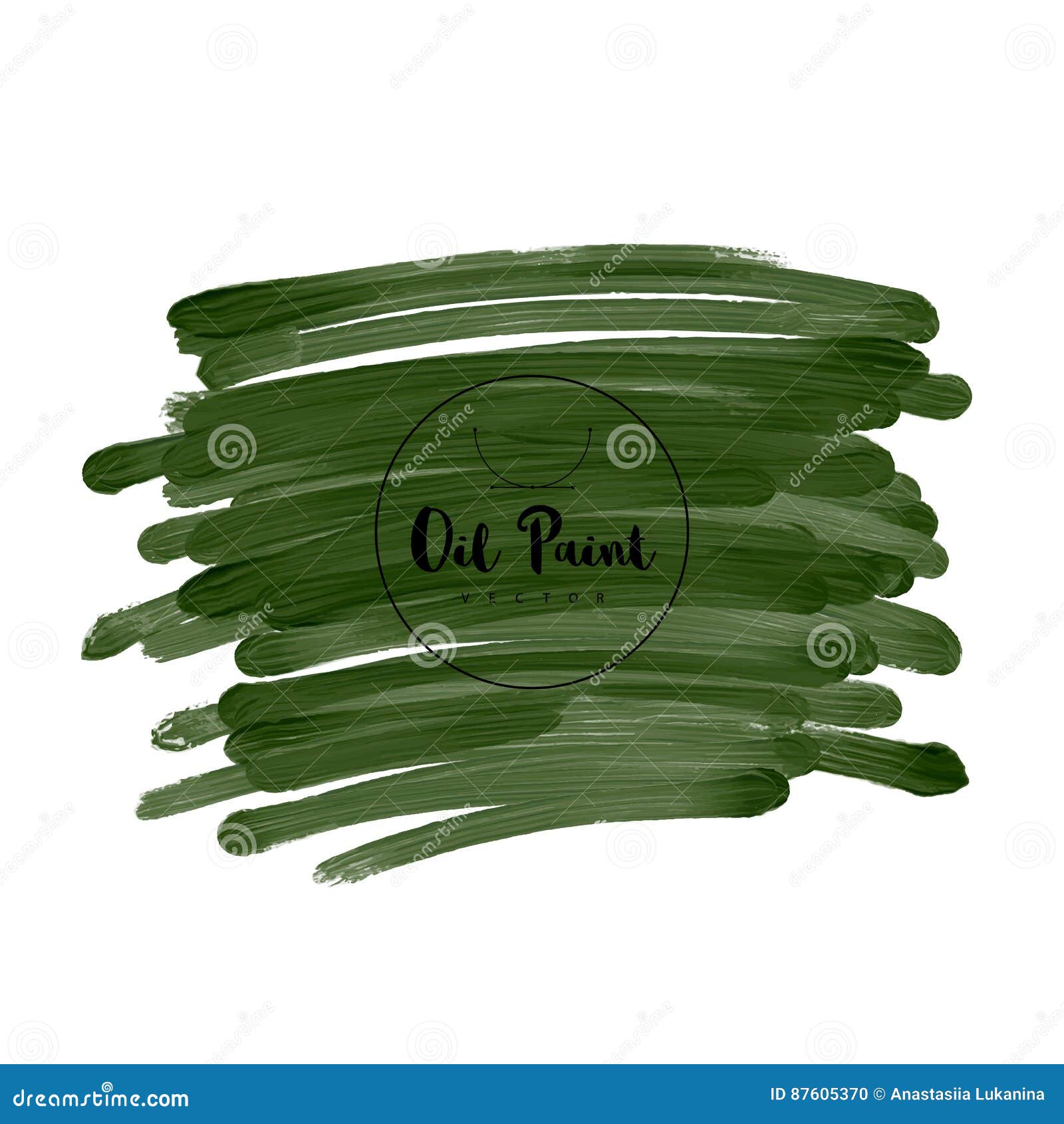 Hand painted oil texture stock vector. Illustration of graphic - 87605370