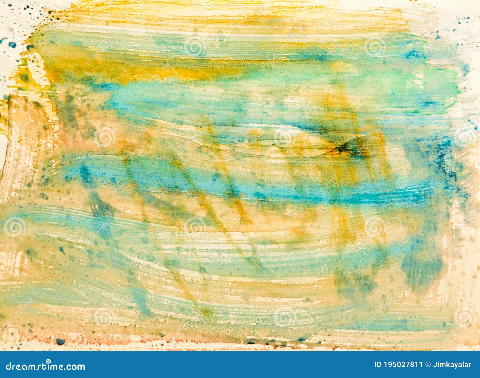 Hand Painted Pastel Colored Watercolor Stock Image - Image of pastel ...