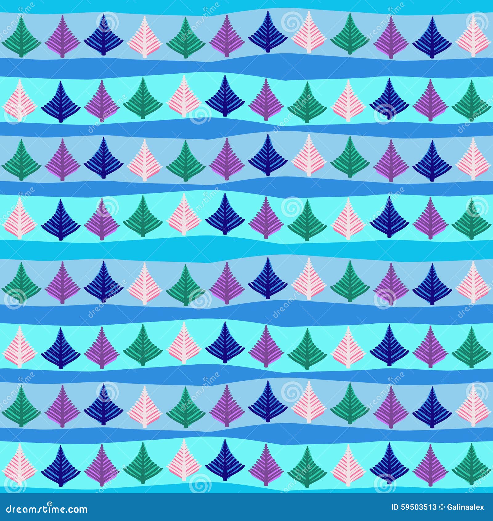 Hand-painted Seamless Pattern Stock Vector - Illustration of shape ...