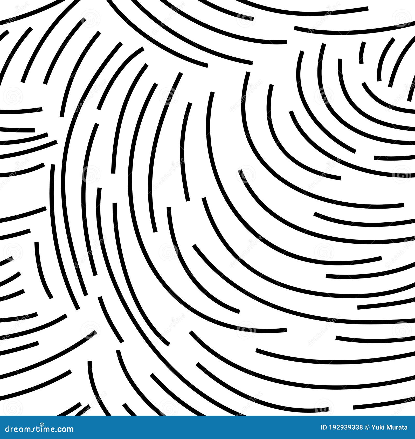 Hand Painted Simple Line Pattern Variation Stock Illustration ...