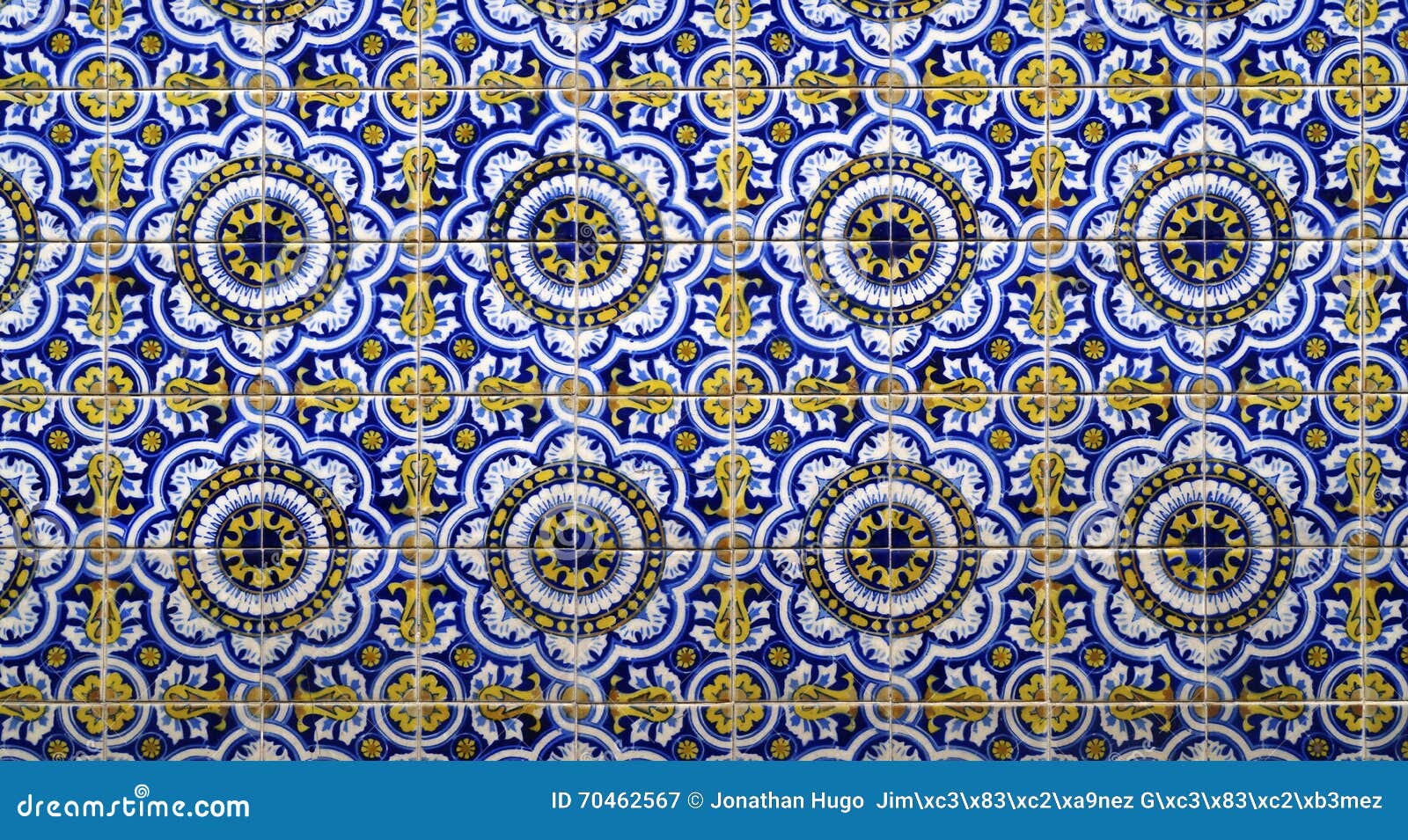 Hand Painted Tiles Texture Background Stock Image - Image of background ...