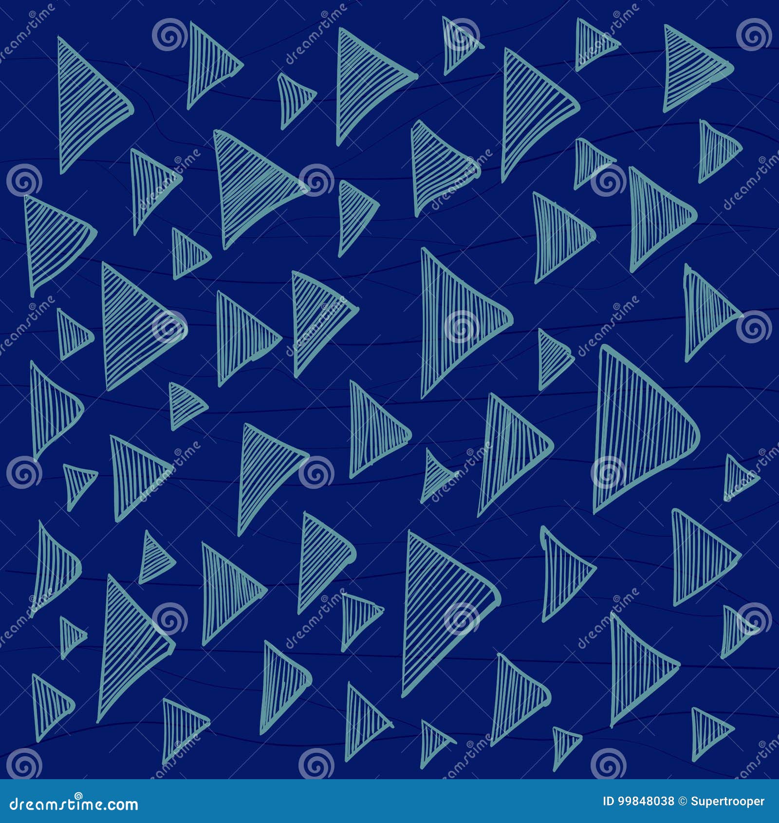 Hand Painted Triangle Shapes Stock Vector - Illustration of element ...