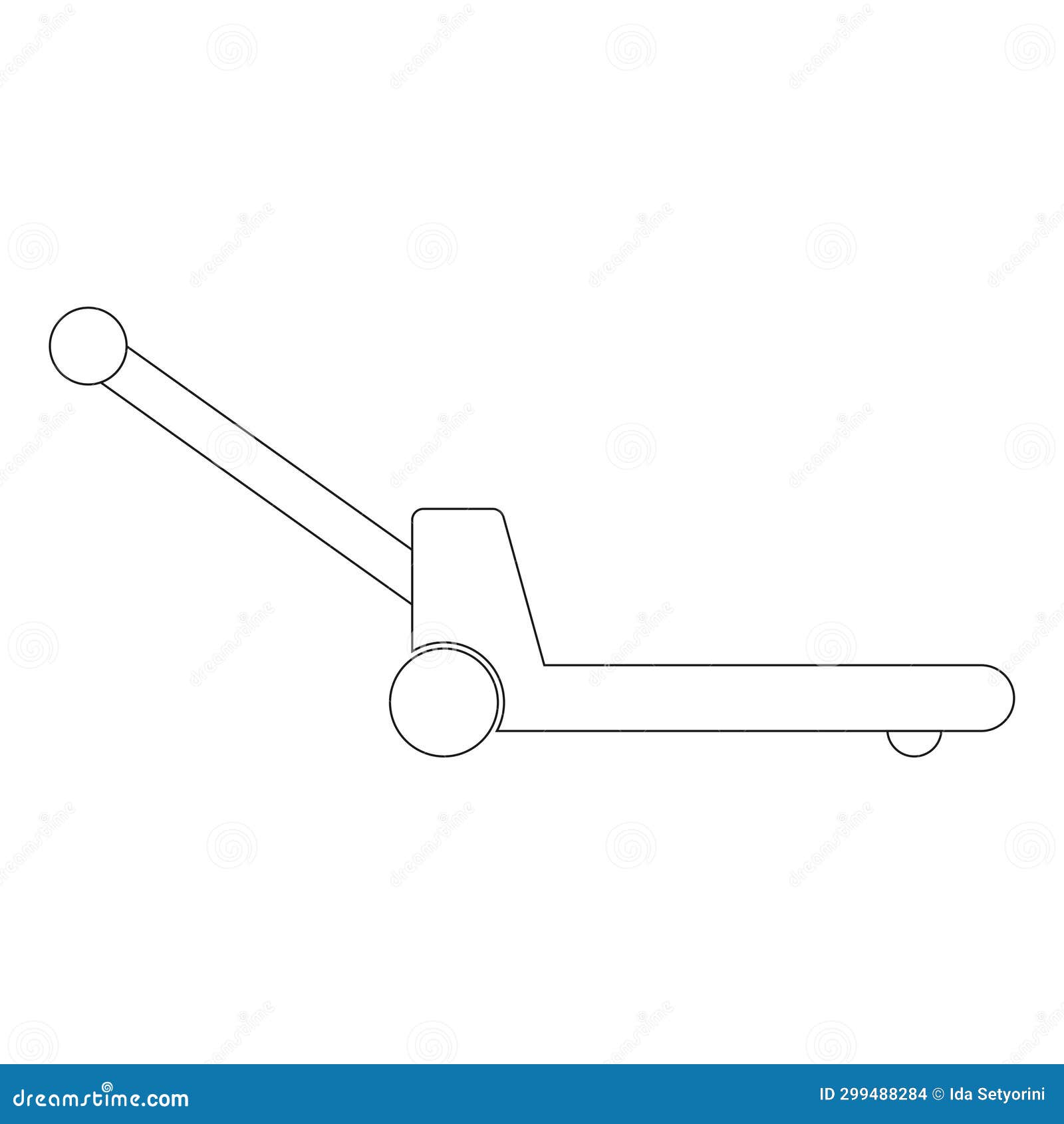 Hand pallet icon vector stock illustration. Illustration of pallet ...