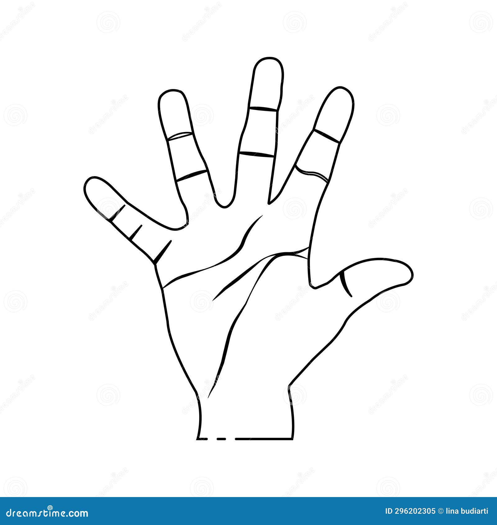 Hand Palm icon stock illustration. Illustration of element - 296202305