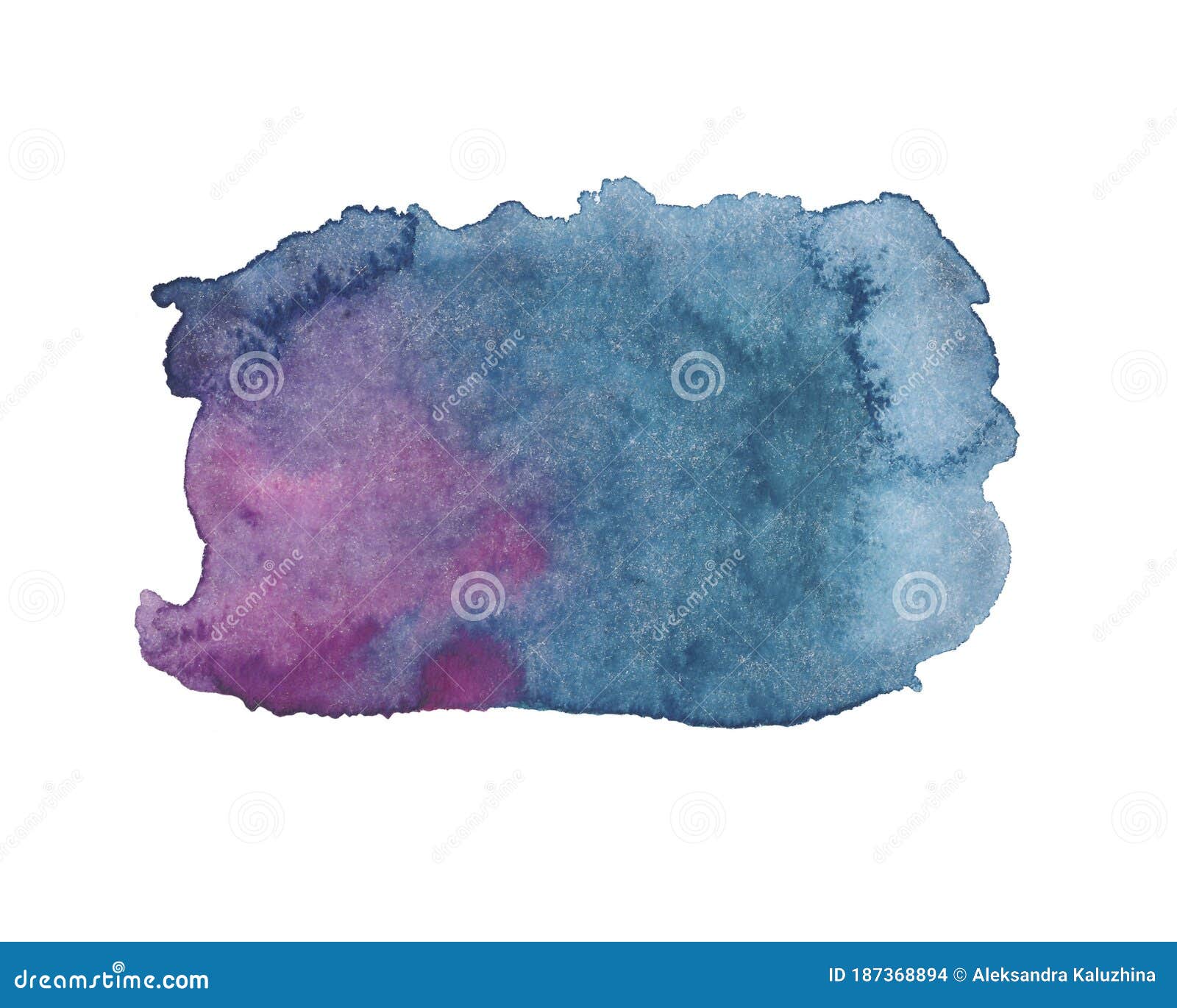 Hand Panted Abstract Green Watercolor Background Royalty Free Cartoon