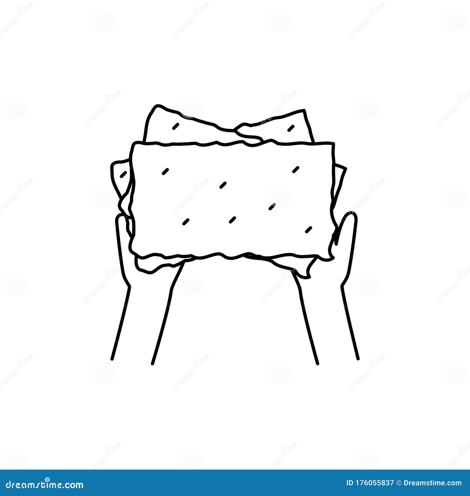 Hand Paper Making Process Icon Set Vector Stock Vector - Illustration ...