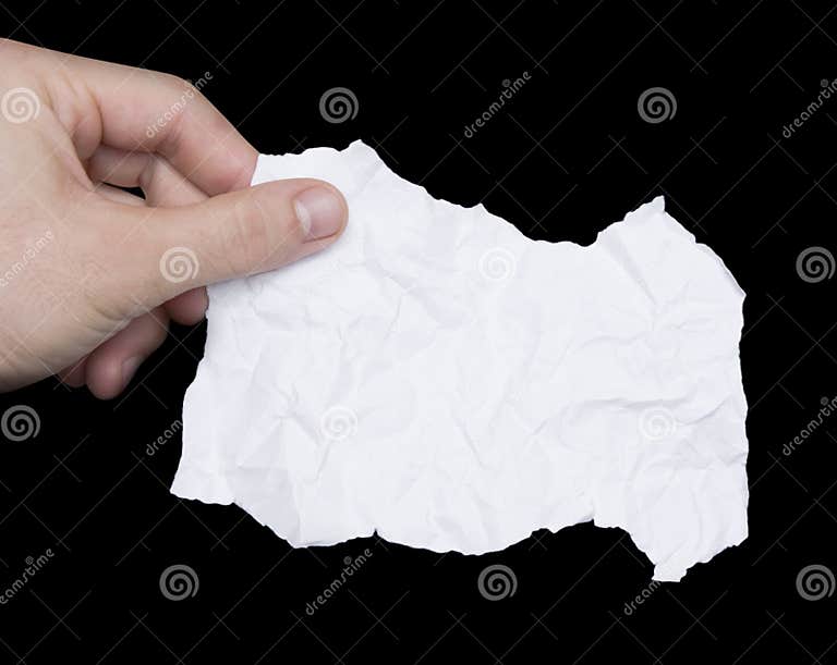 Hand and paper note stock photo. Image of pattern, paper - 29498296