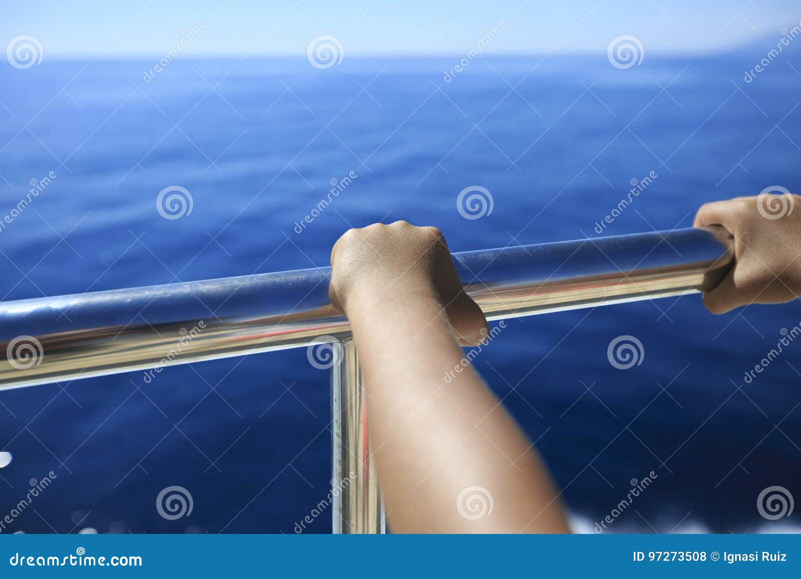 Hand of a Passenger in a Boat Stock Photo - Image of alone, model: 97273508