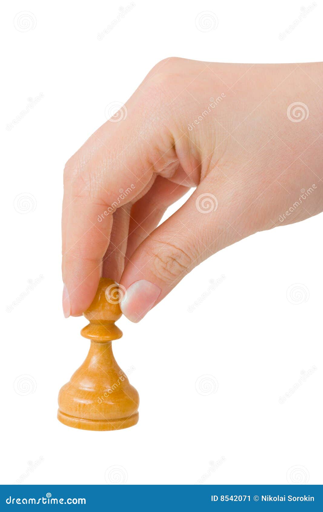 Hand with pawn stock image. Image of hobbies, choice, concept - 8542071