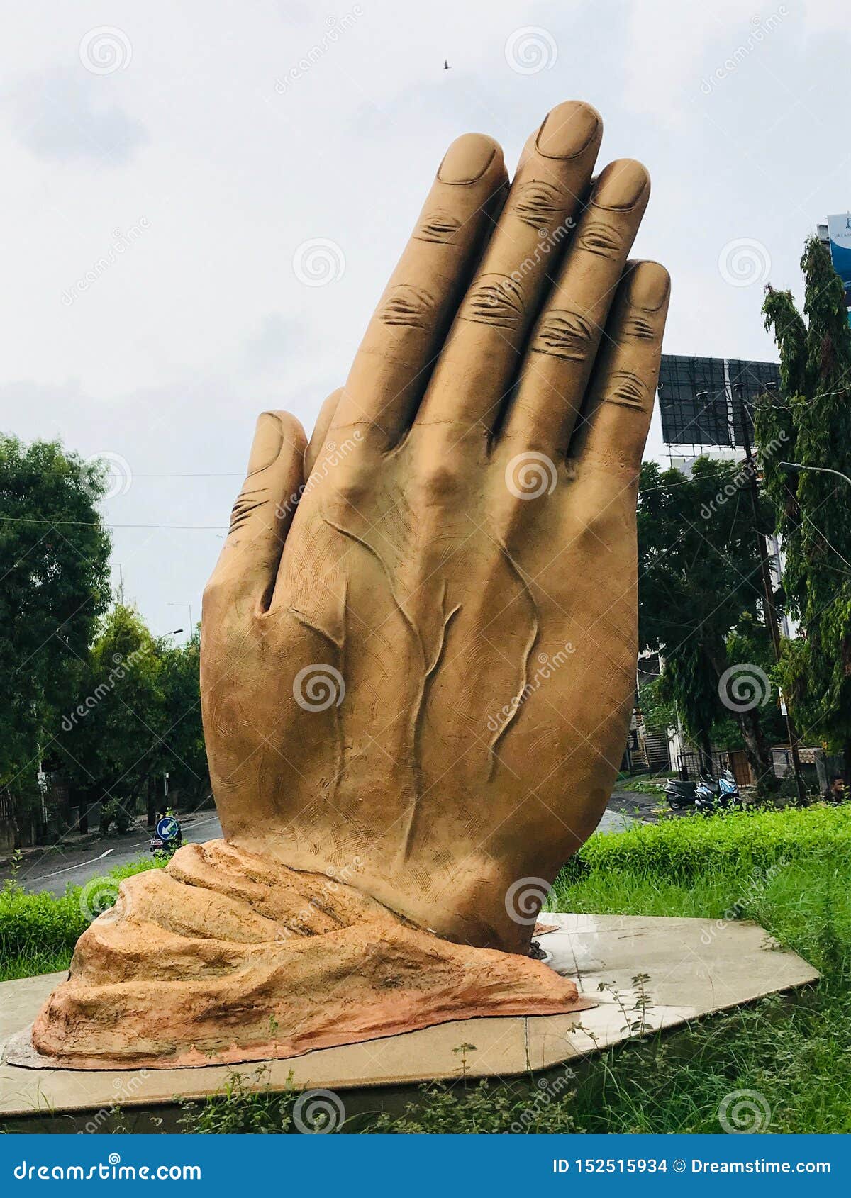 Hand of Peace & Respect Stock Photo - Image of mankind, hand: 152515934