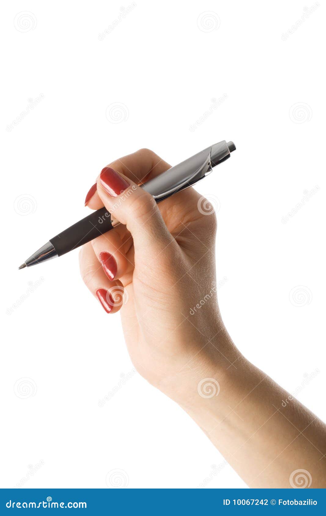 Hand with pen stock photo. Image of people, office, manager - 10067242