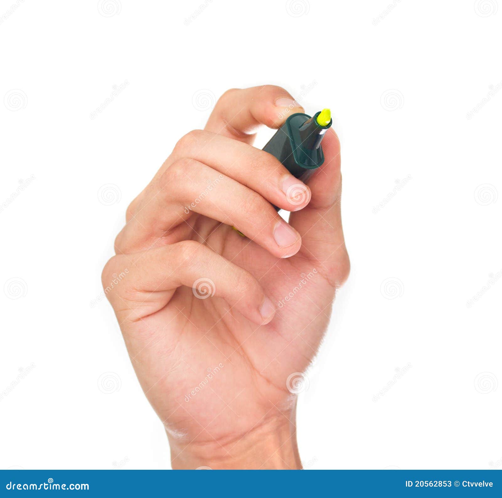 Hand with pen stock image. Image of hand, communication - 20562853