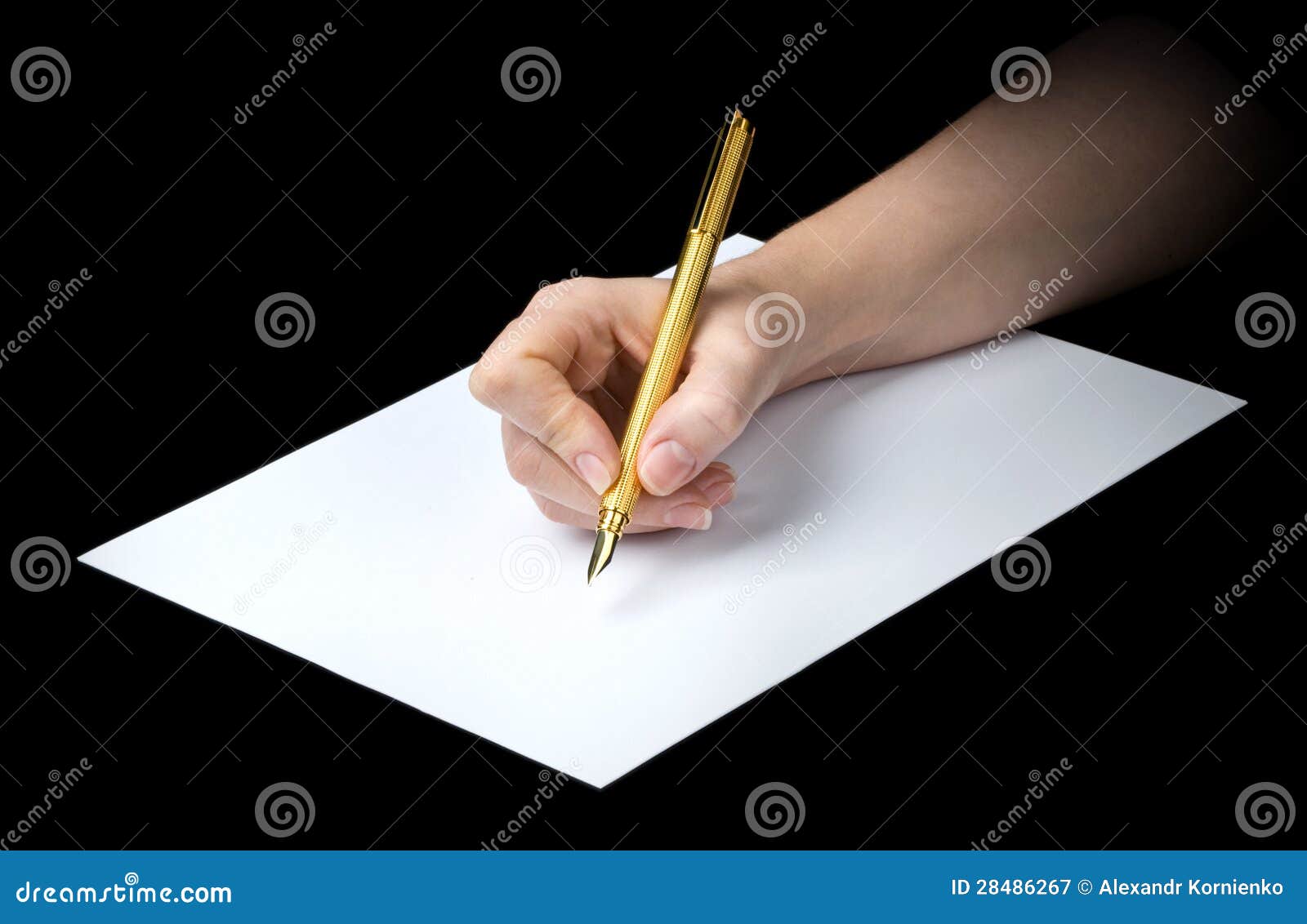Hand and pen stock image. Image of thinking, person, worker - 28486267
