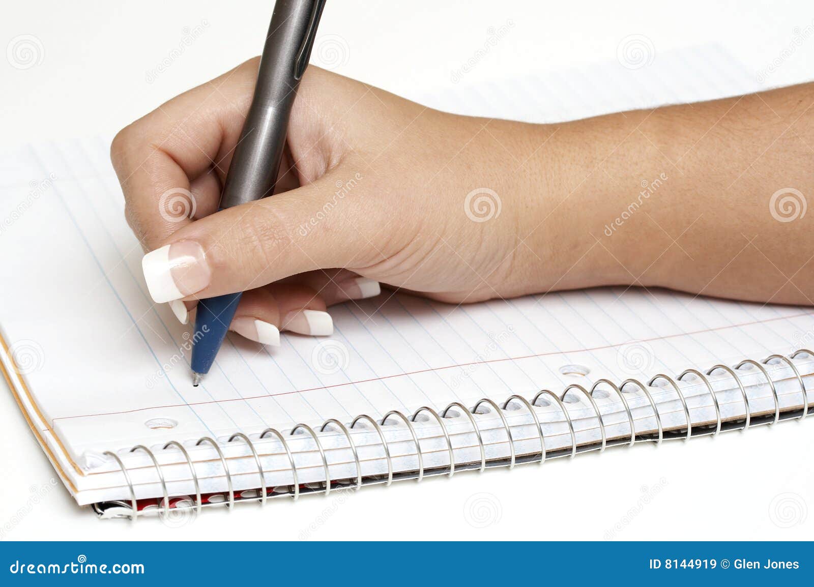Hand and pen stock image. Image of holding, hand, thumb - 8144919