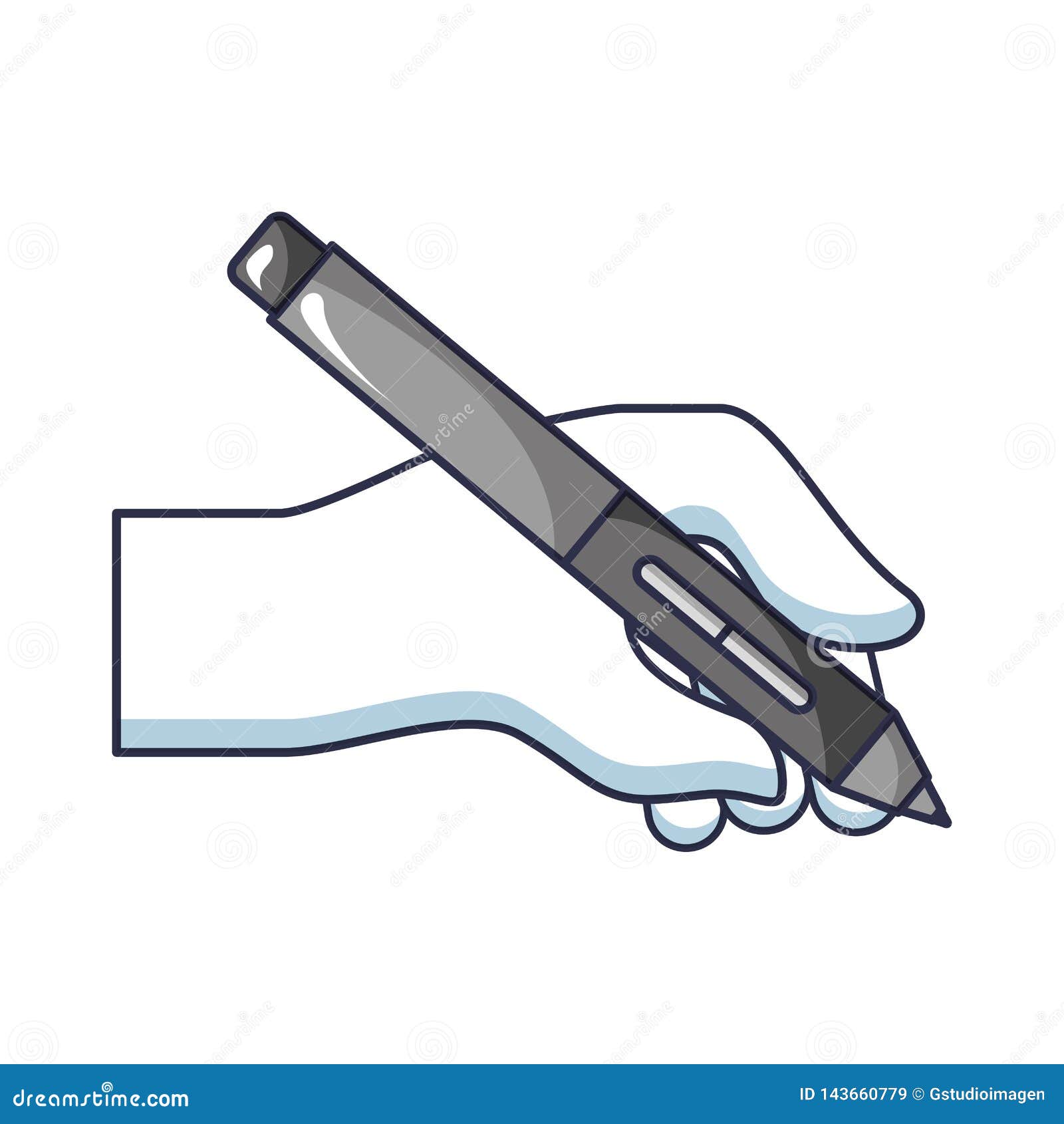 Hand with Pen Ink Write Icon Stock Vector - Illustration of isolated ... Hand with Pen Ink Write Icon Stock Vector - Illustration of isolated ...