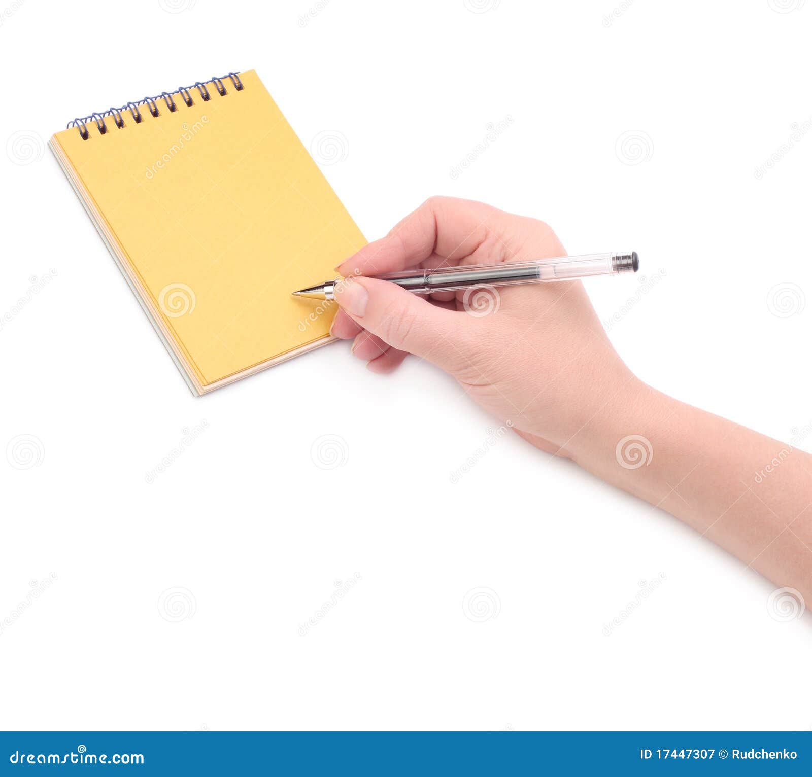 Hand with pen and paper stock image. Image of heaves - 17447307