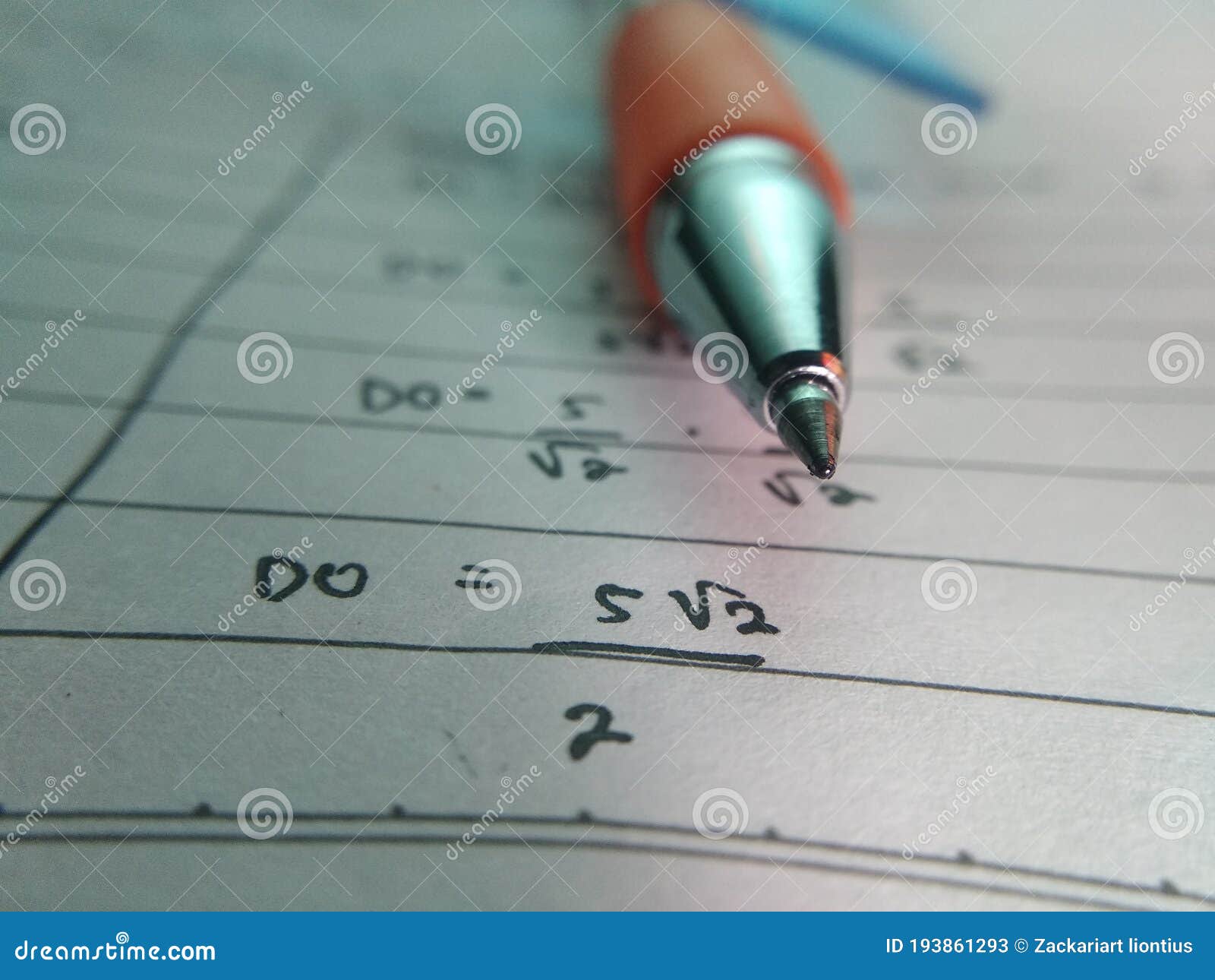 Hand , pen , study, stock image. Image of number, document - 193861293