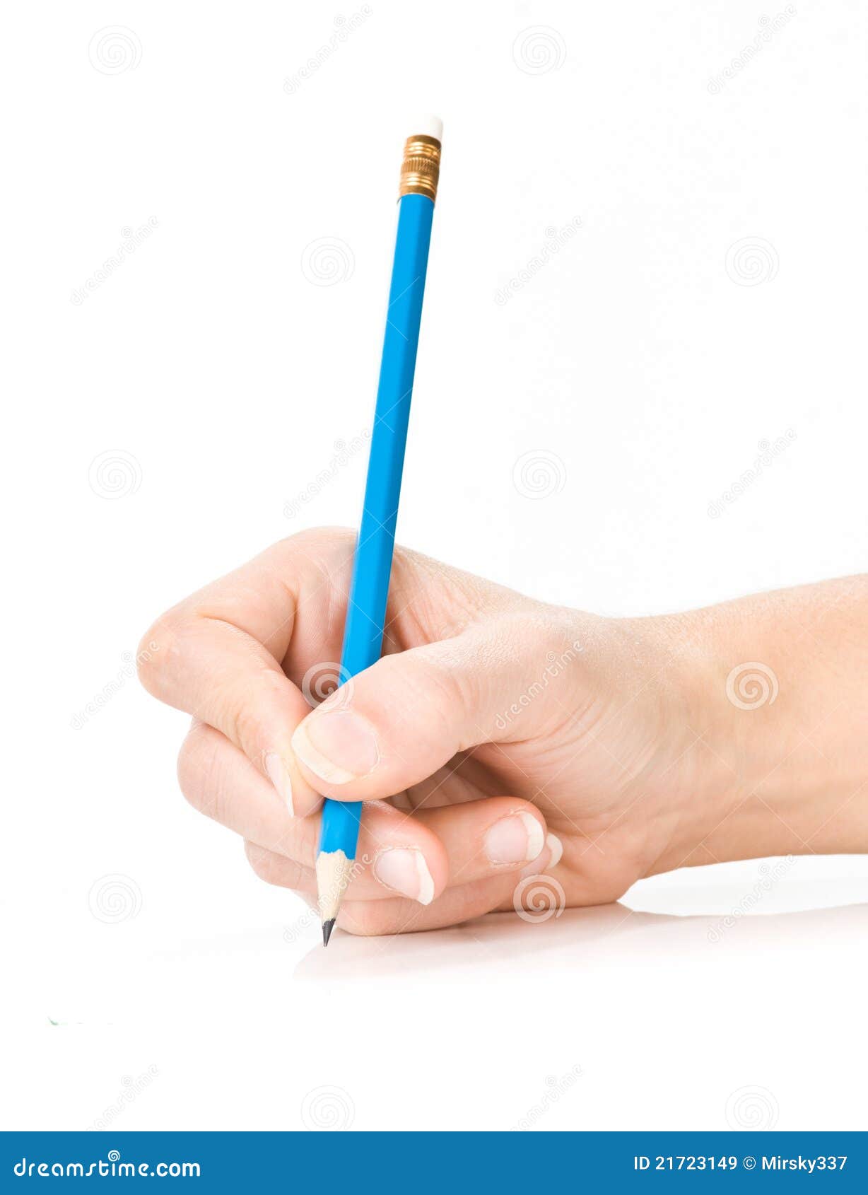 Hand with pencil stock image. Image of conception, drawing - 21723149