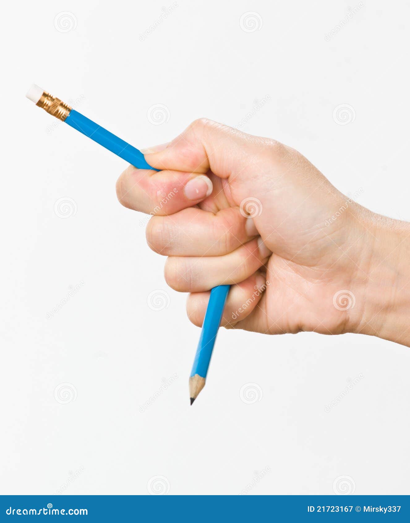 Hand with pencil stock image. Image of visual, pencil - 21723167