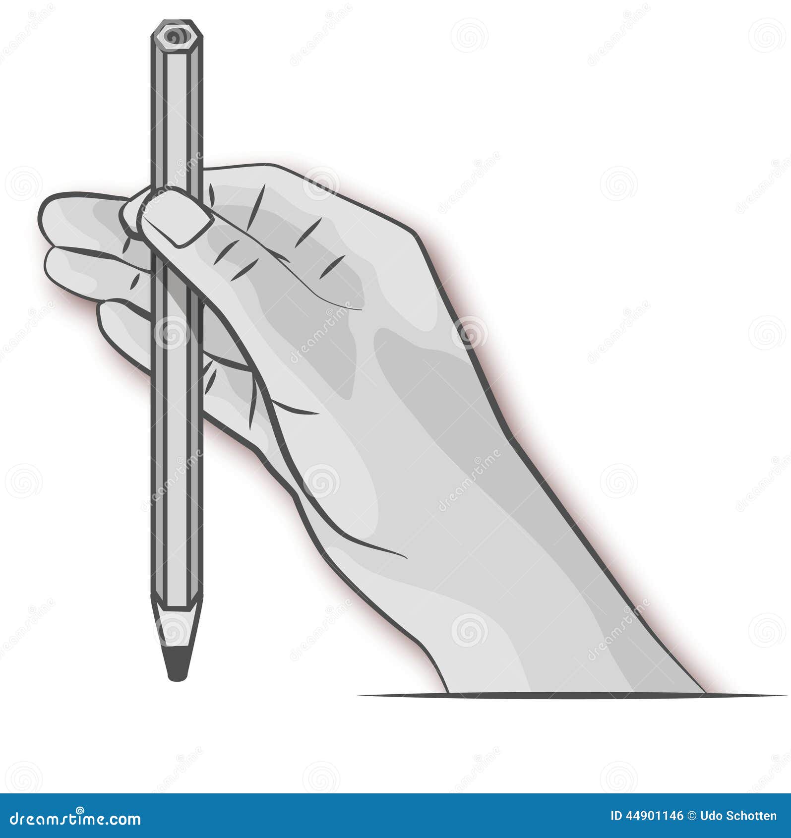 Big Hand With Pencil Drawing A Tangled Path For Black Woman Vector ...