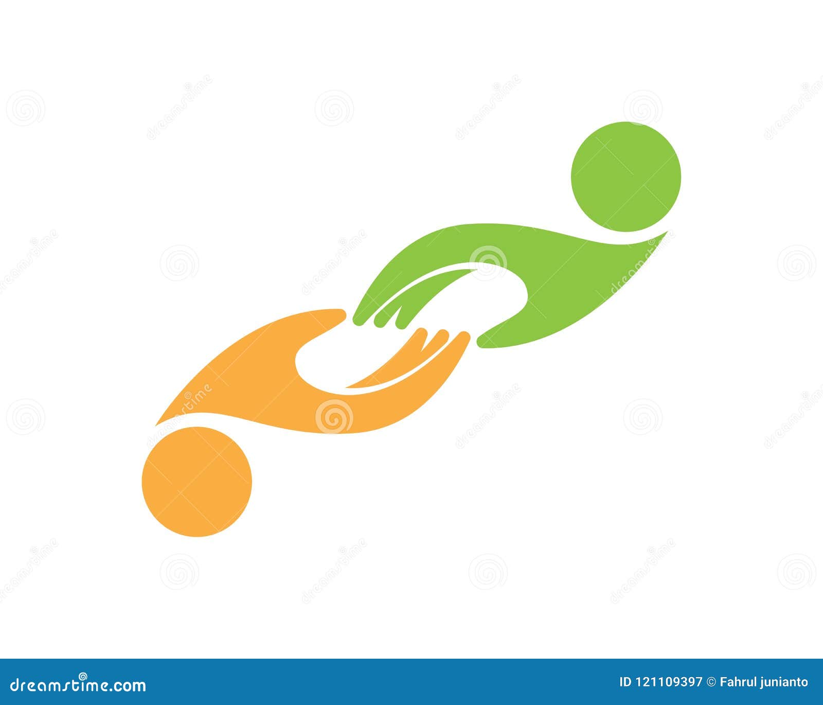 Hand people logo template stock vector. Illustration of monochrome ...