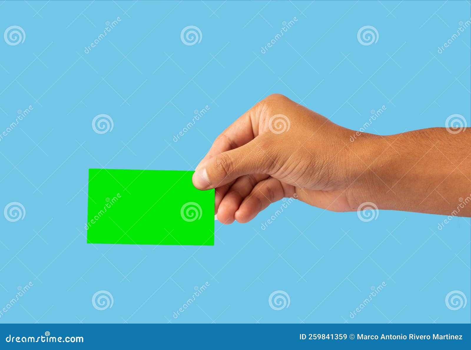 Hand of a Person Handing Over a Card Stock Image - Image of motto, name ...