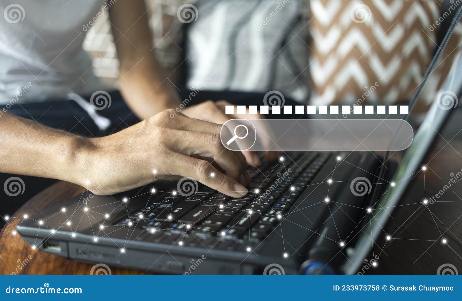 Search Data on Internet Website Learning , Study and Job Stock Photo ...