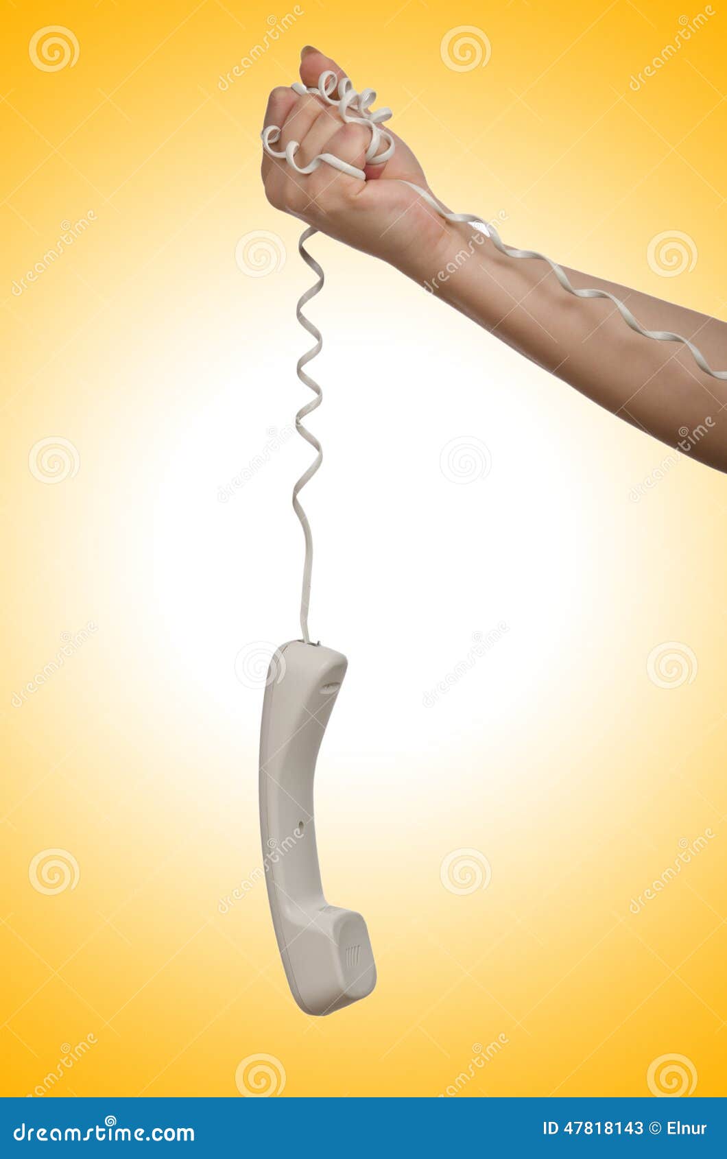 Hand with phone isolated stock image. Image of talking - 47818143