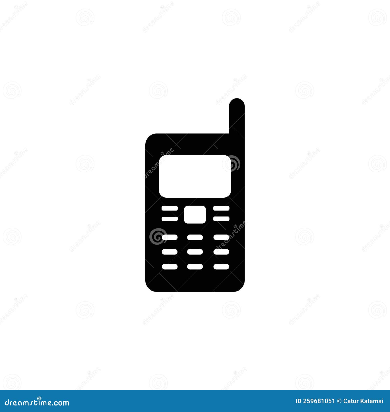 Hand Phone Logo Icon Vector Stock Illustration - Illustration of ...