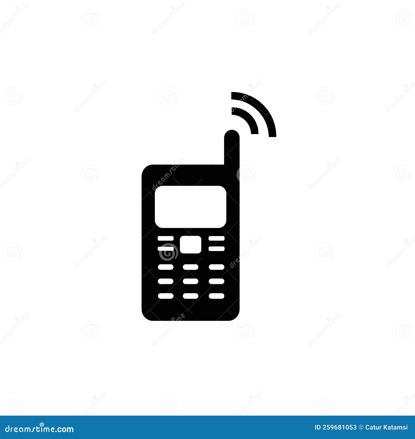 Hand Phone Logo Icon Vector Stock Illustration - Illustration of ...