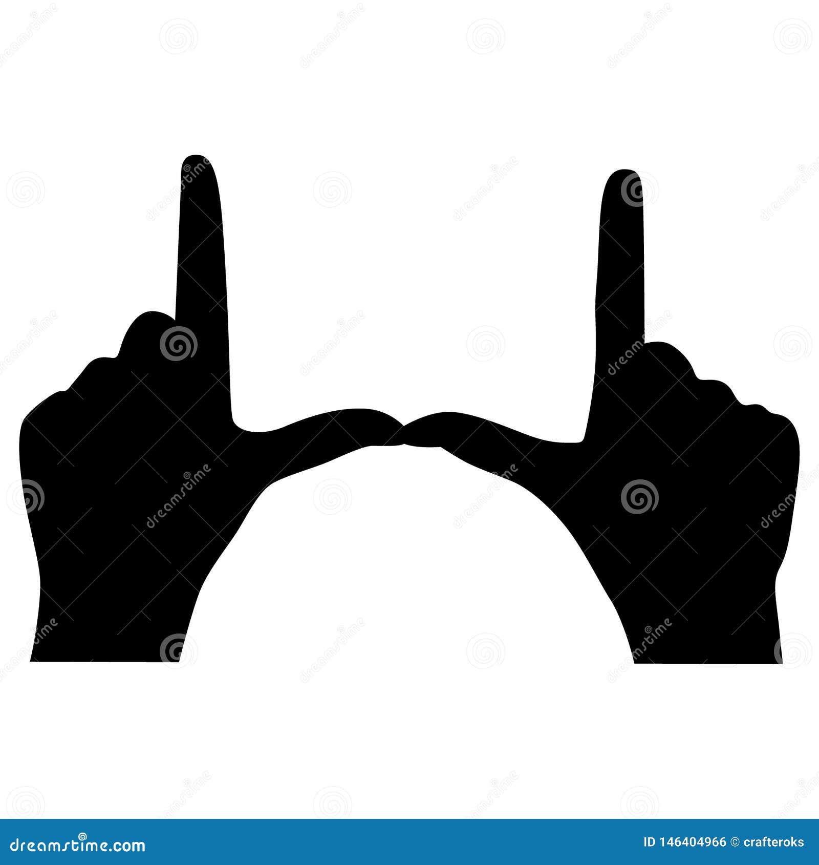 Hand Photo Frame Vector Illustration by Crafteroks Stock Vector ...