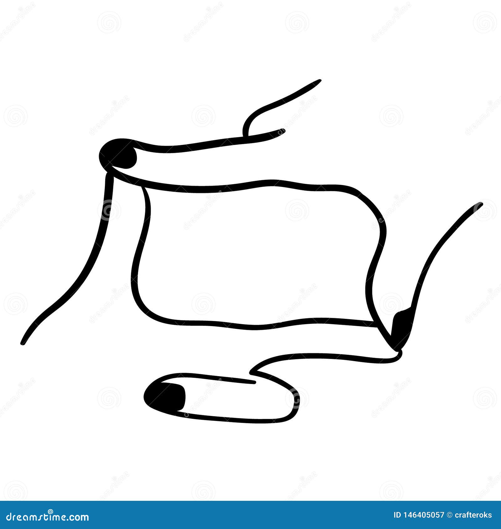 Hand Photo Frame Vector Illustration by Crafteroks Stock Vector ...