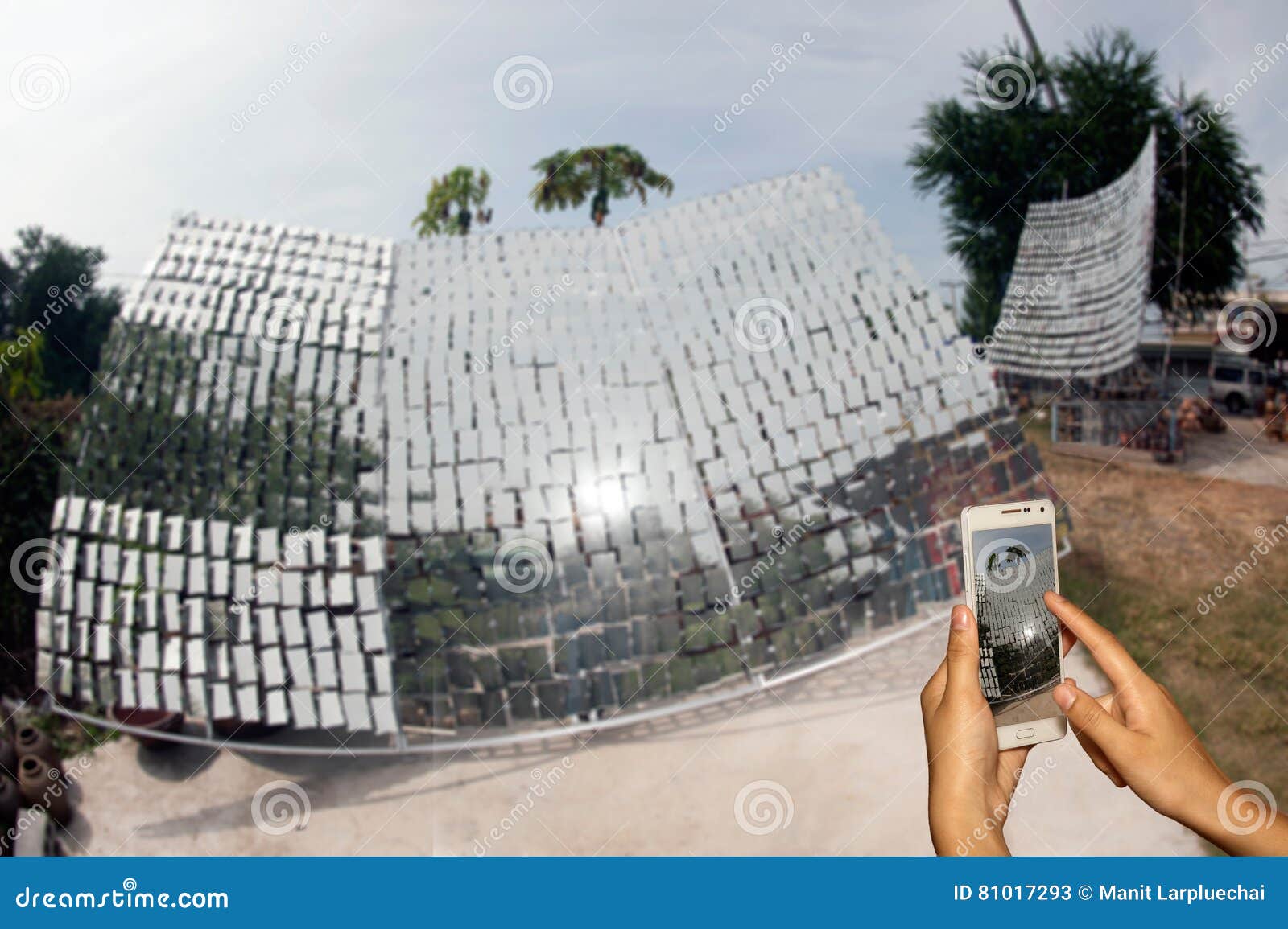 Hand of Photographer with Smart Phone Shooting Image. Stock Image ...