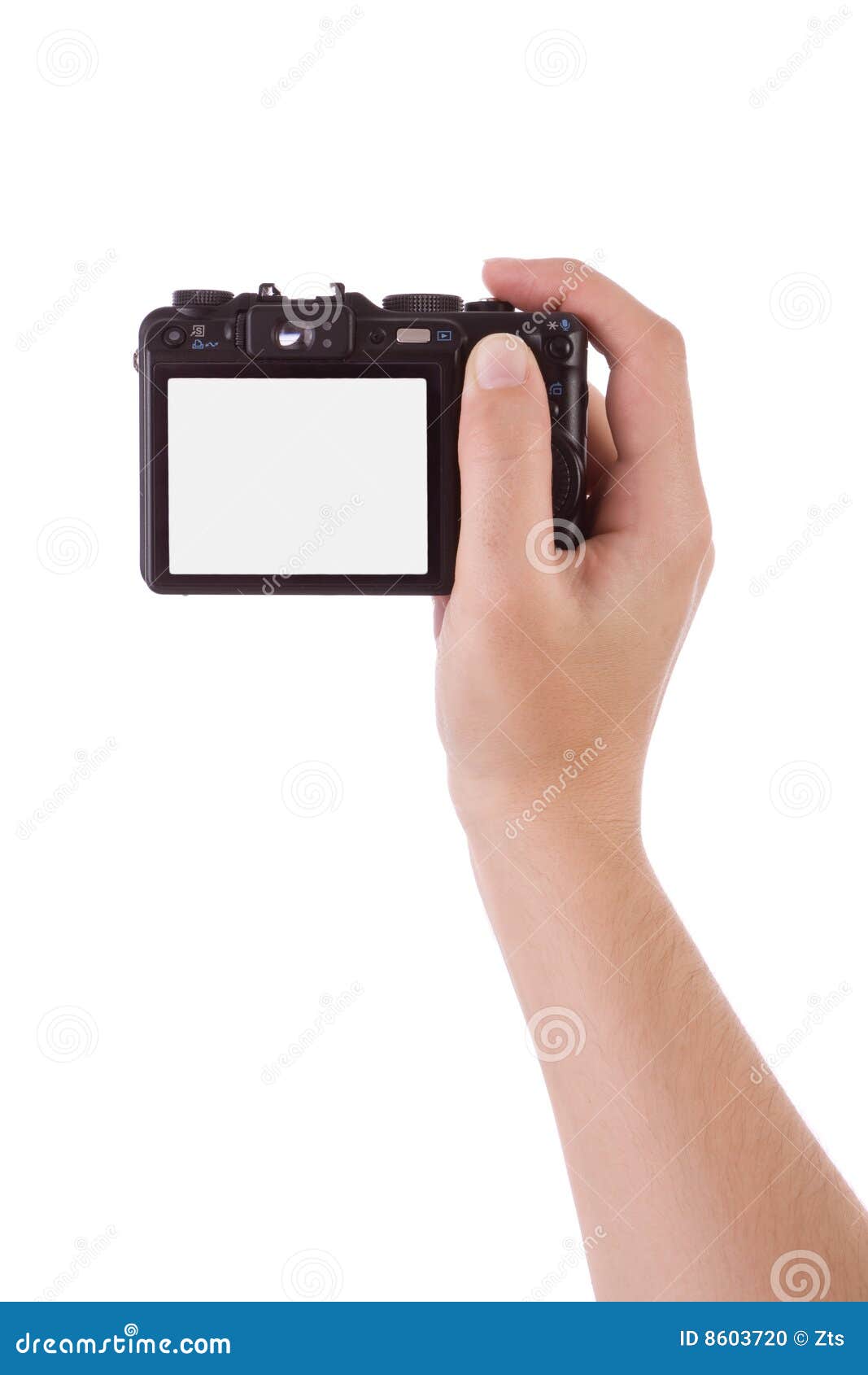 Hand Photographic with a Digital Camera Stock Photo - Image of framing ...