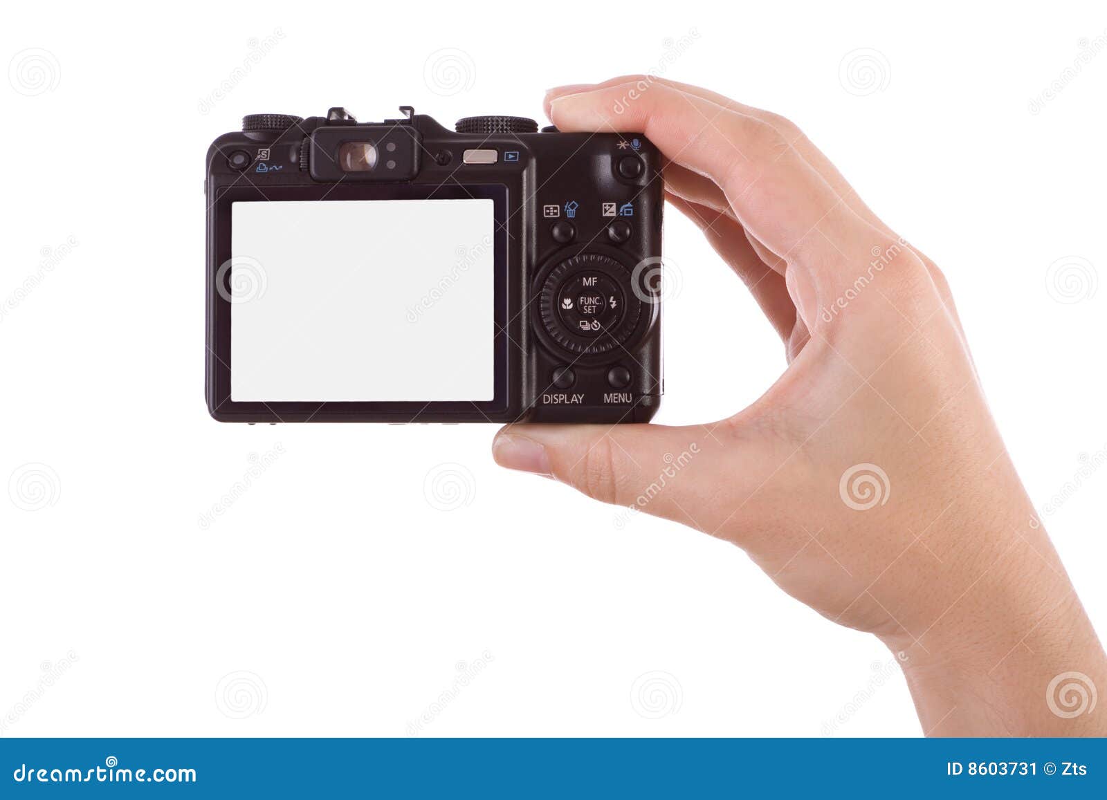 Hand Photographic with a Digital Camera Stock Image - Image of grab ...
