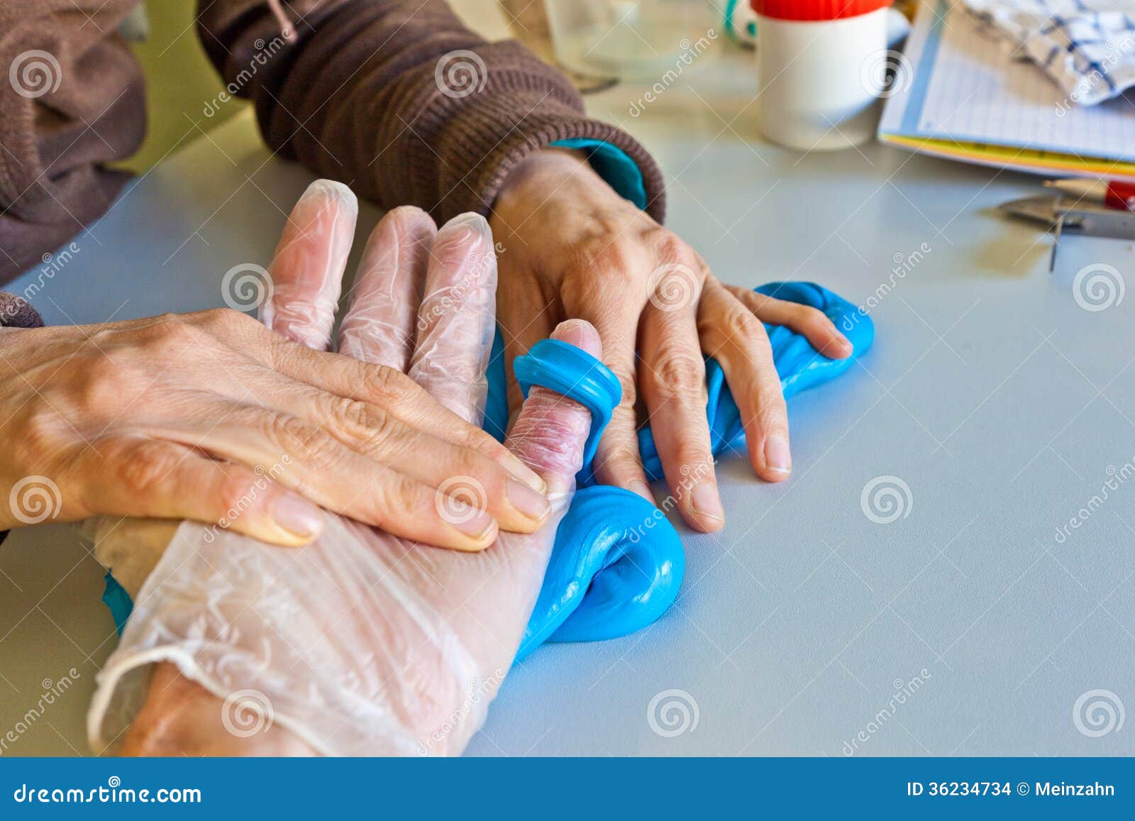 Hand physiotherapy stock photo. Image of chiropody, pain - 36234734
