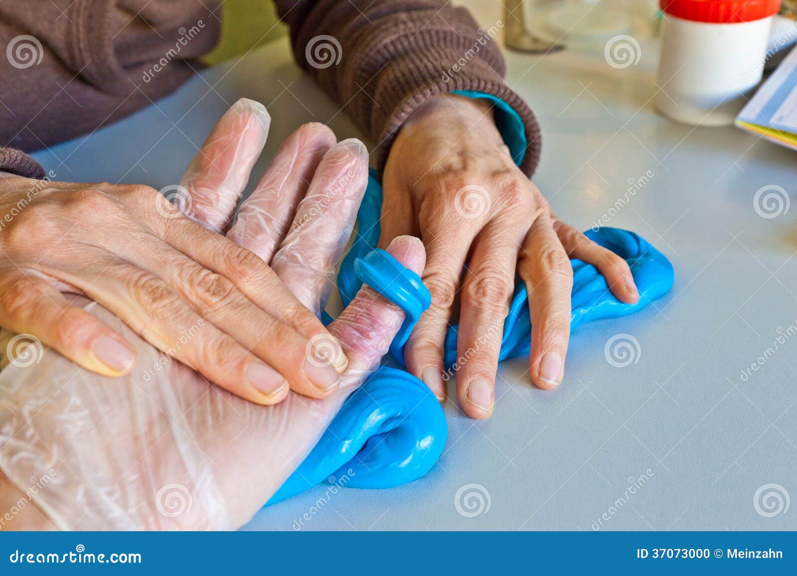 Hand Physiotherapy To Recover a Stock Photo - Image of chiropractor ...