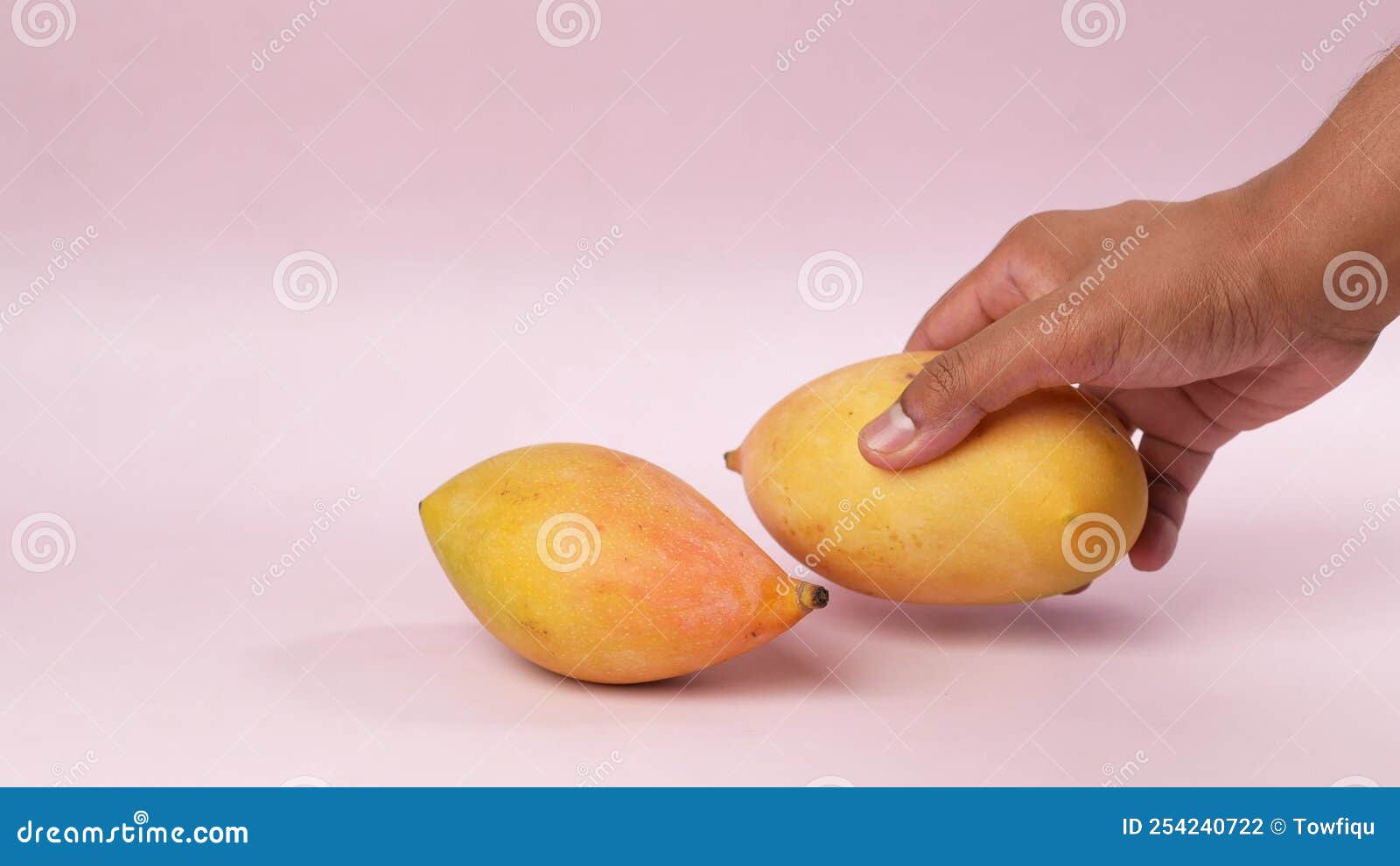 Hand Pick a Mango from a Flat Background Stock Footage - Video of green ...
