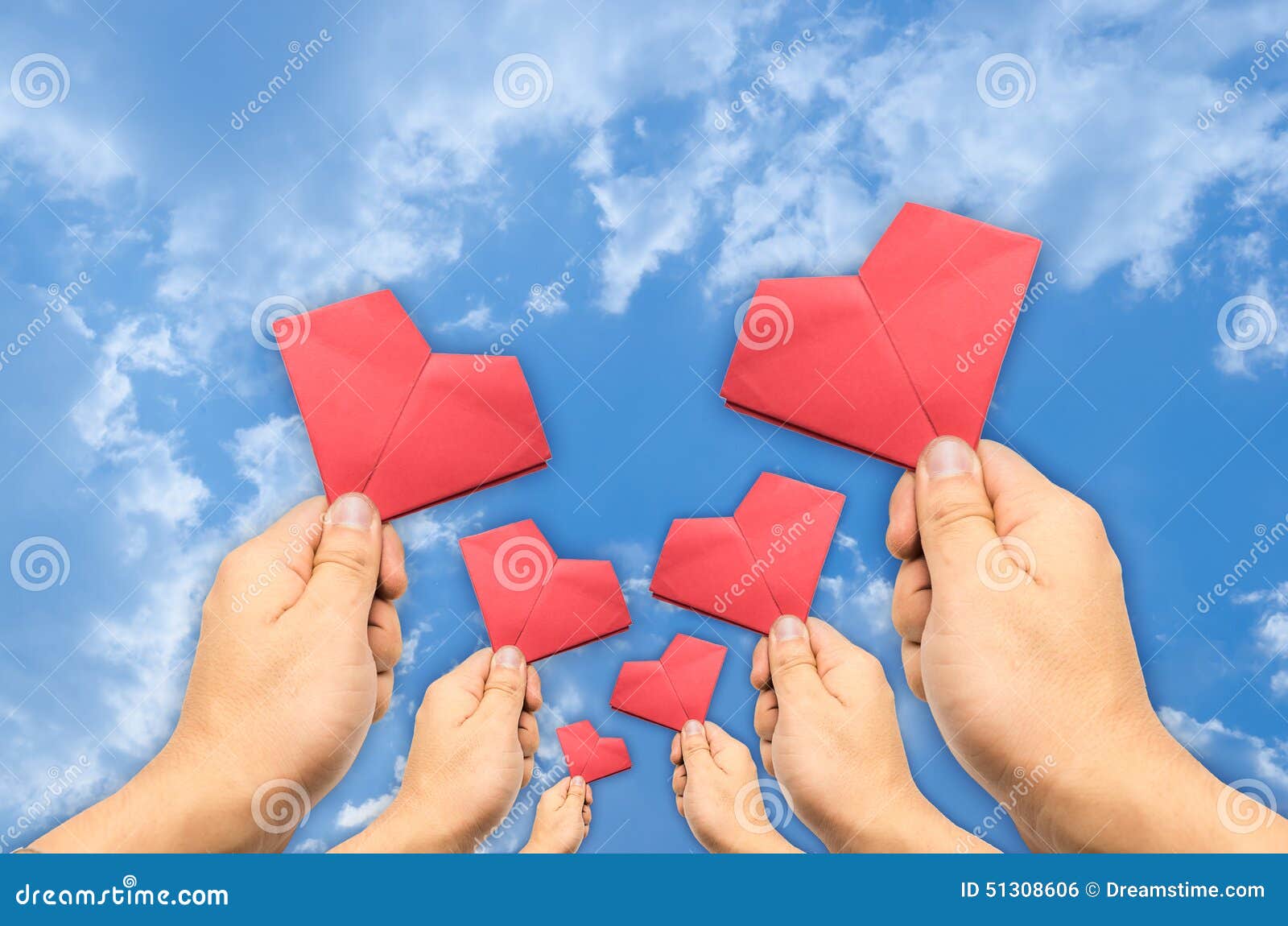 Hand picked heart stock photo. Image of nature, hand - 51308606