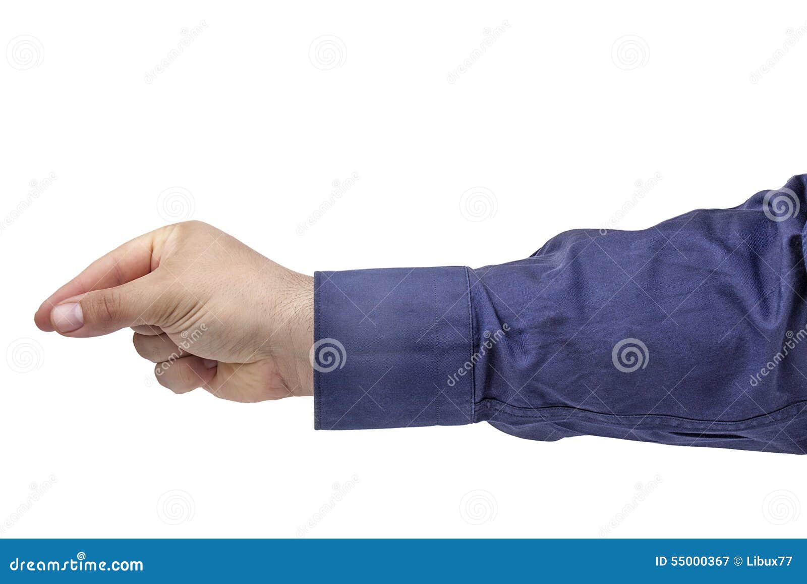Hand Picking Arm Businessman Isolated Stock Image - Image of shirt ...