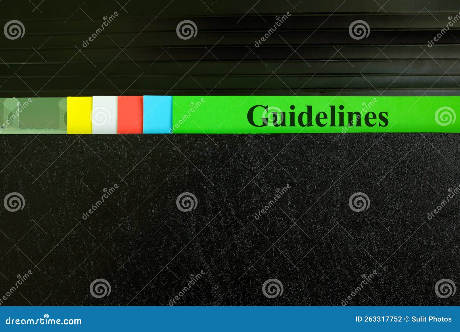 Guidelines - Folder With Text On Computer Keyboard Royalty-Free Stock ...