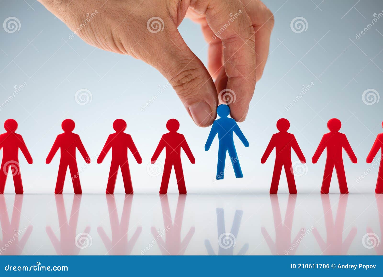Hand Picking Ideal Job Candidate Stock Photo - Image of employee ...