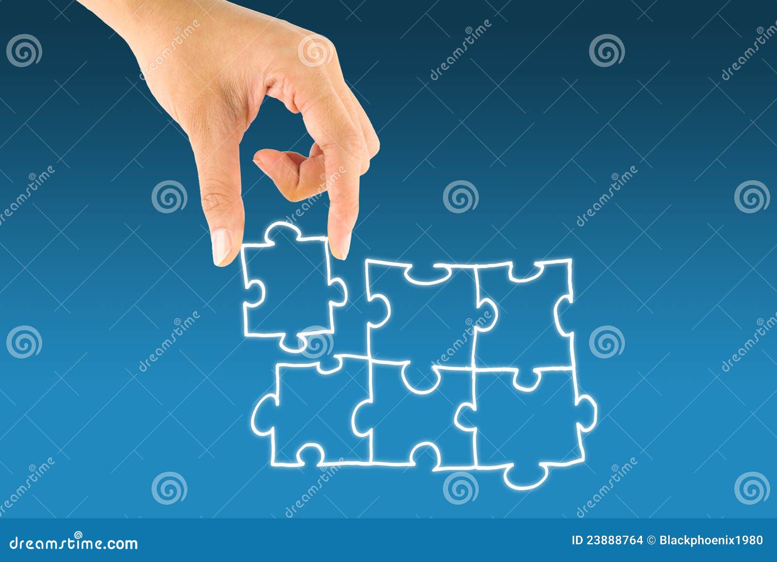 Hand Picking Up Jigsaw Icon Stock Photo - Image of decisions, close ...