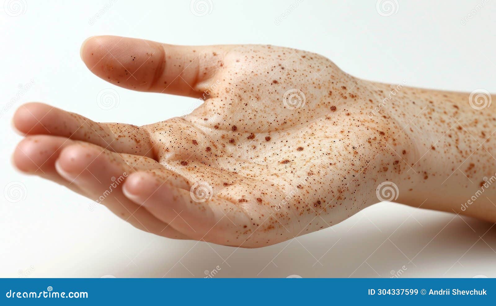 Hand With Pigmentation, Moles On Skin Stock Image | CartoonDealer.com ...