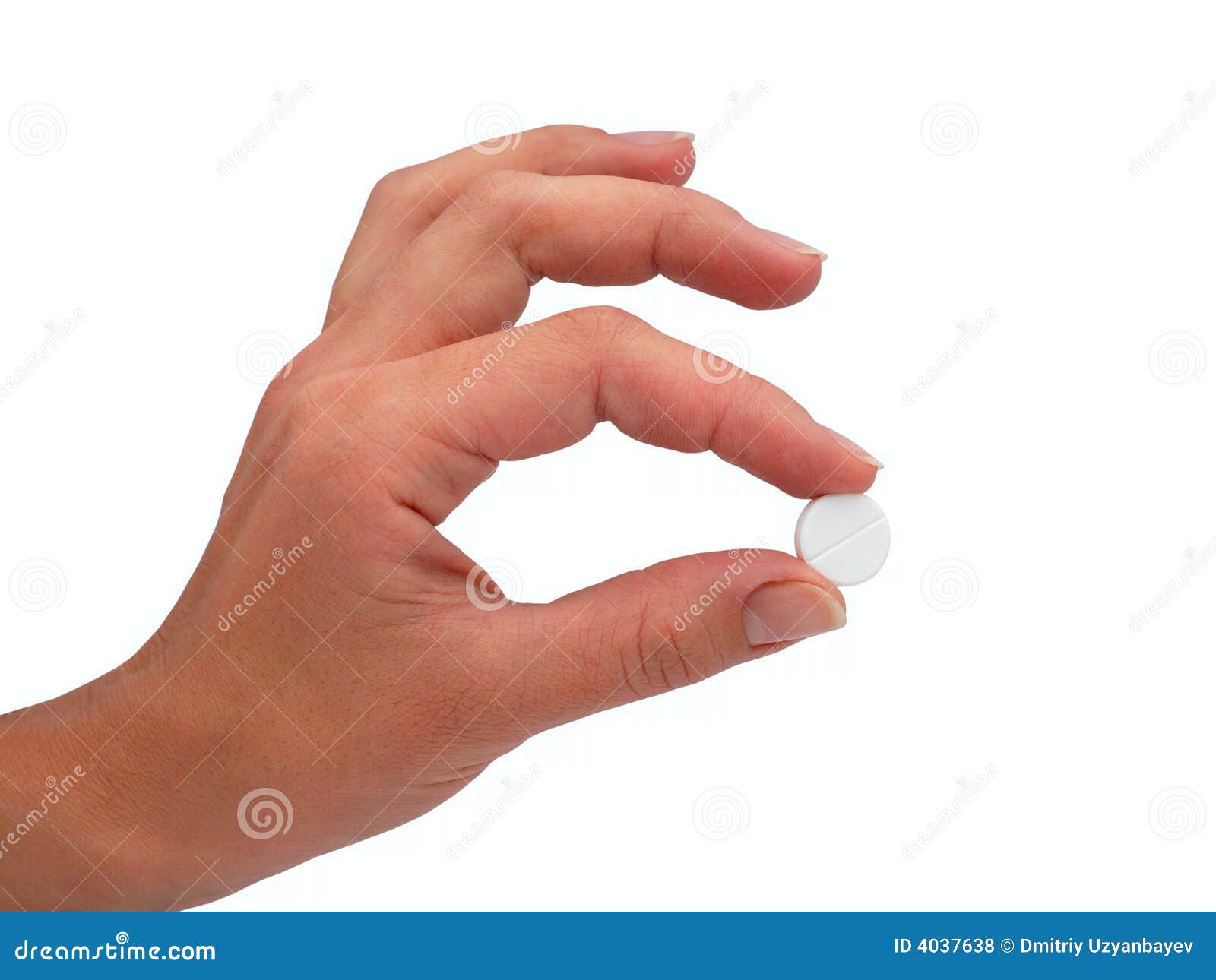 Hand&pill stock photo. Image of gesture, isolated - 4037638