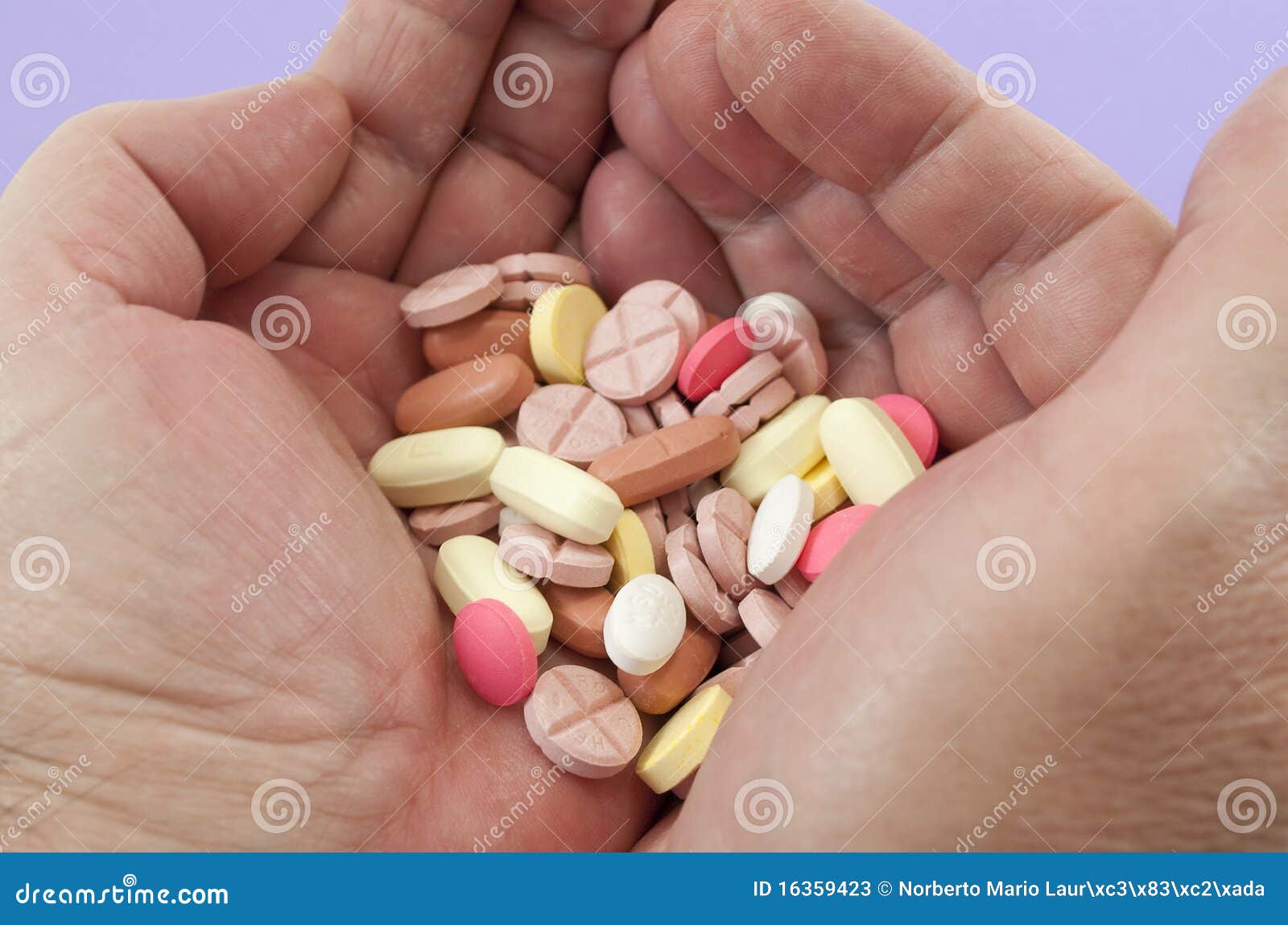 Hand with pills stock image. Image of medication, offer - 16359423