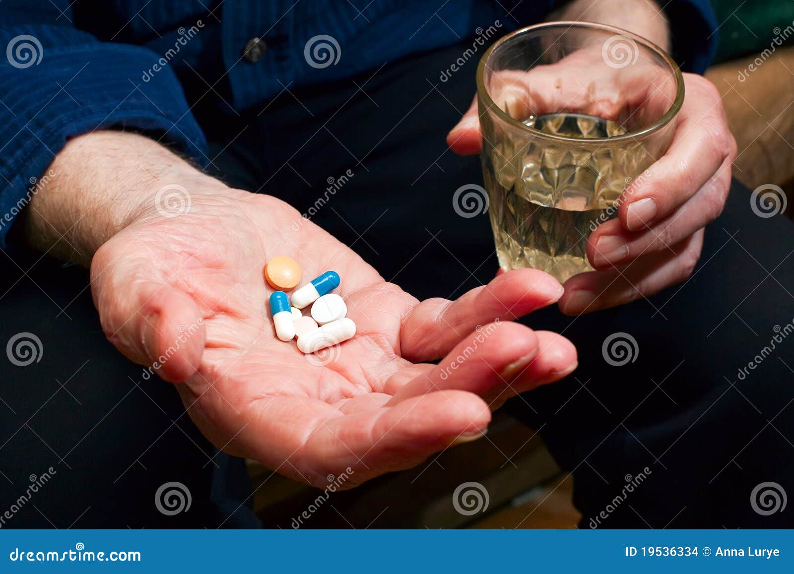 Hand with Pills stock photo. Image of human, drug, health - 19536334