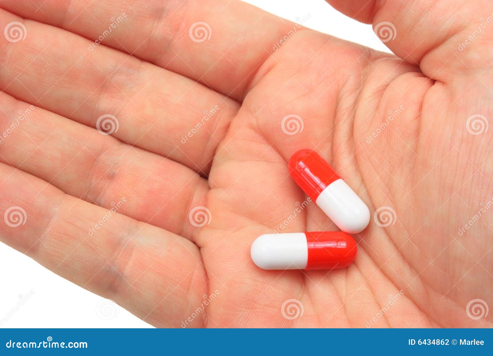 Hand with pills stock photo. Image of prescription, drug - 6434862