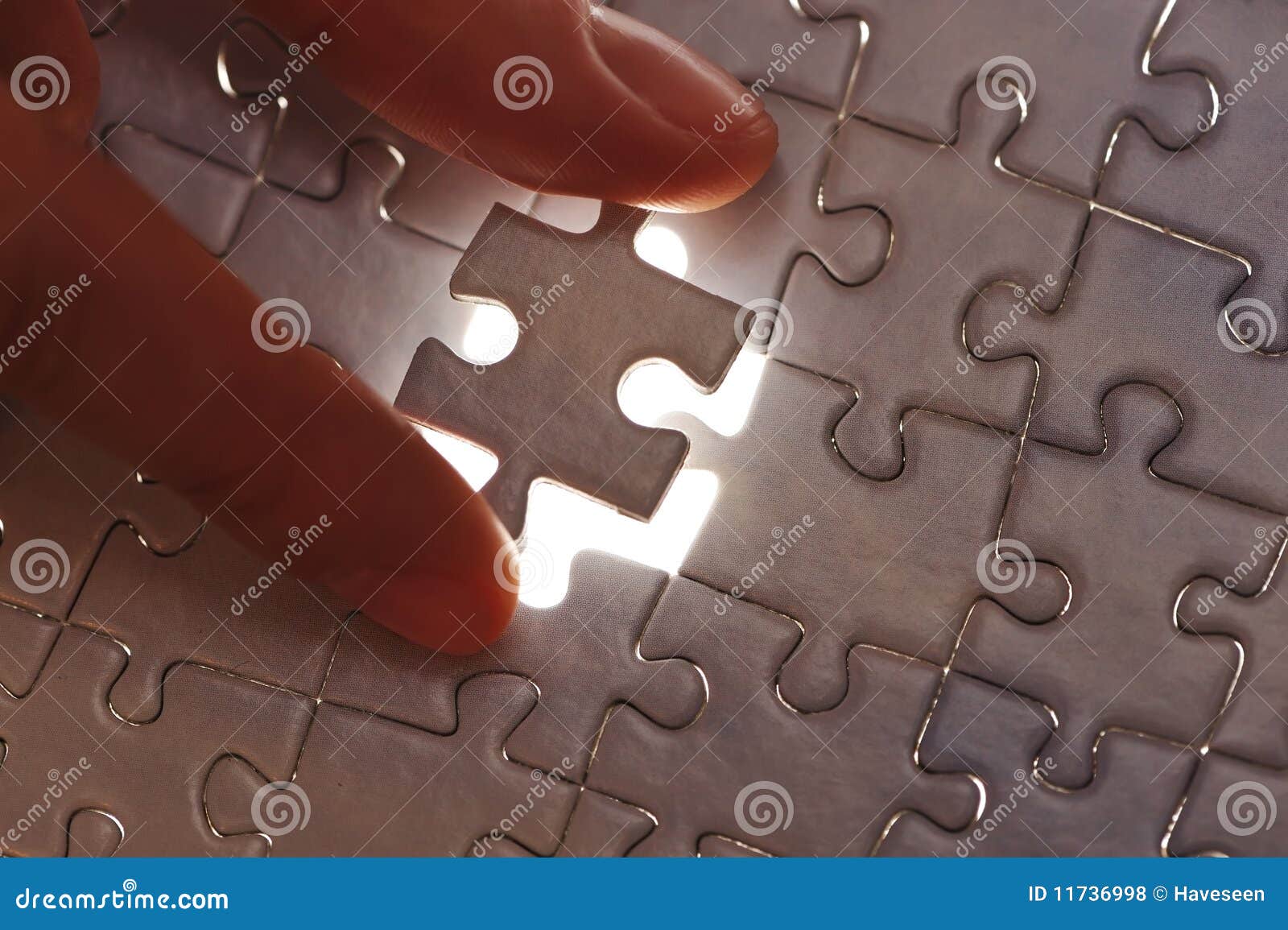 Hand With Missing Jigsaw Puzzle Piece. Business Concept Image For ...